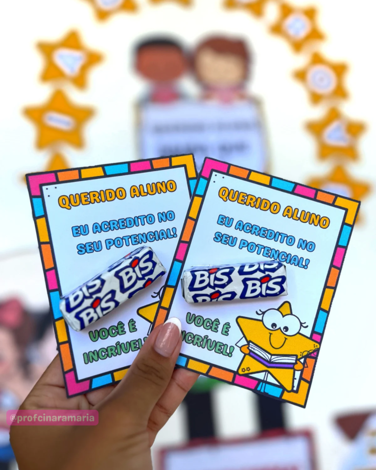Kit incentivo dia de prova – Professora Cinara Maria: Recursos pedagógicos