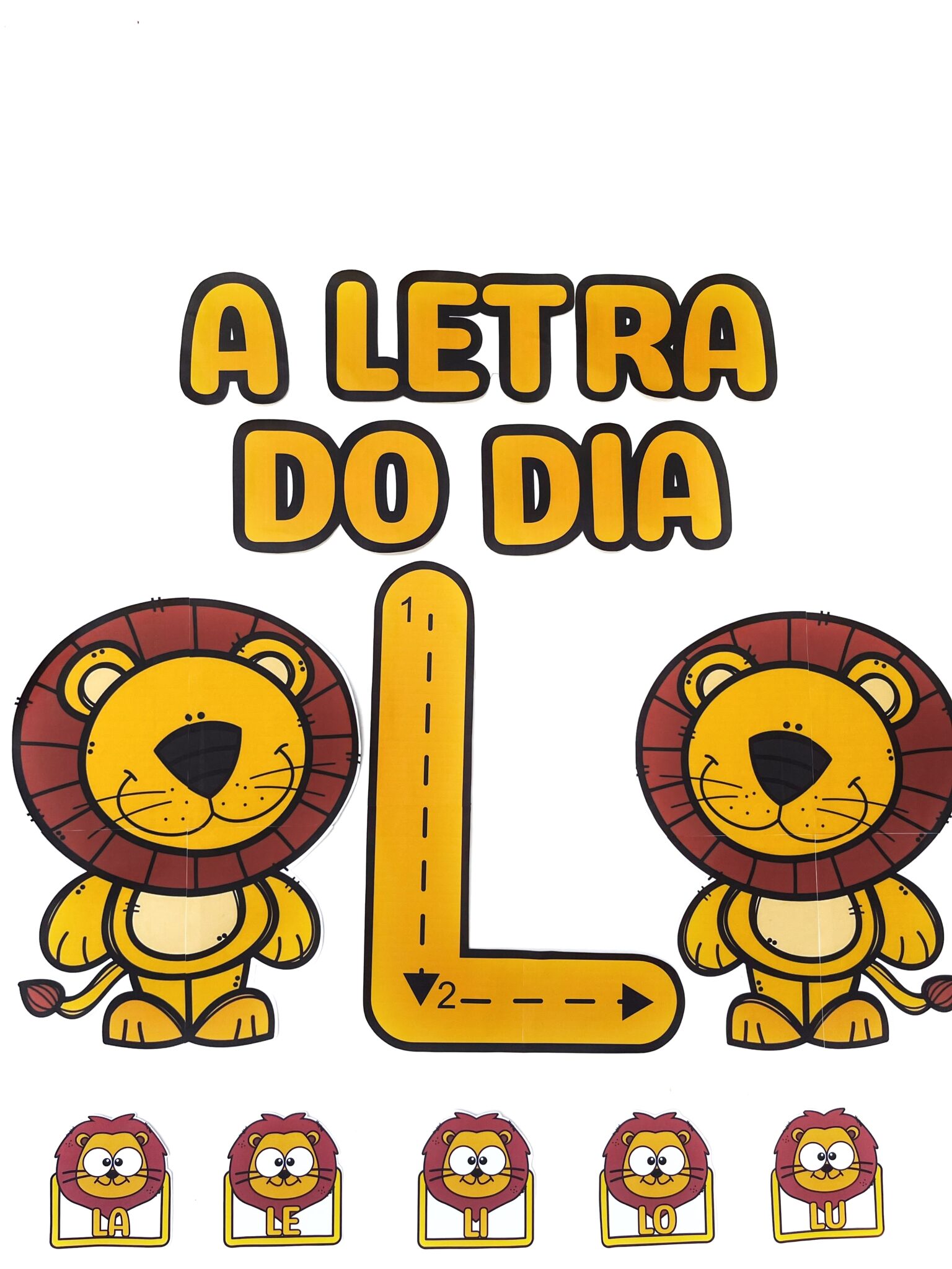 Kit letra L – Professora Cinara Maria: Recursos pedagógicos